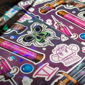 Arcane Jinx Sticker Sheet | Explosive and Dynamic Decals | League of ...