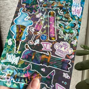 Arcane Jinx Sticker Sheet | Explosive and Dynamic Decals | League of ...