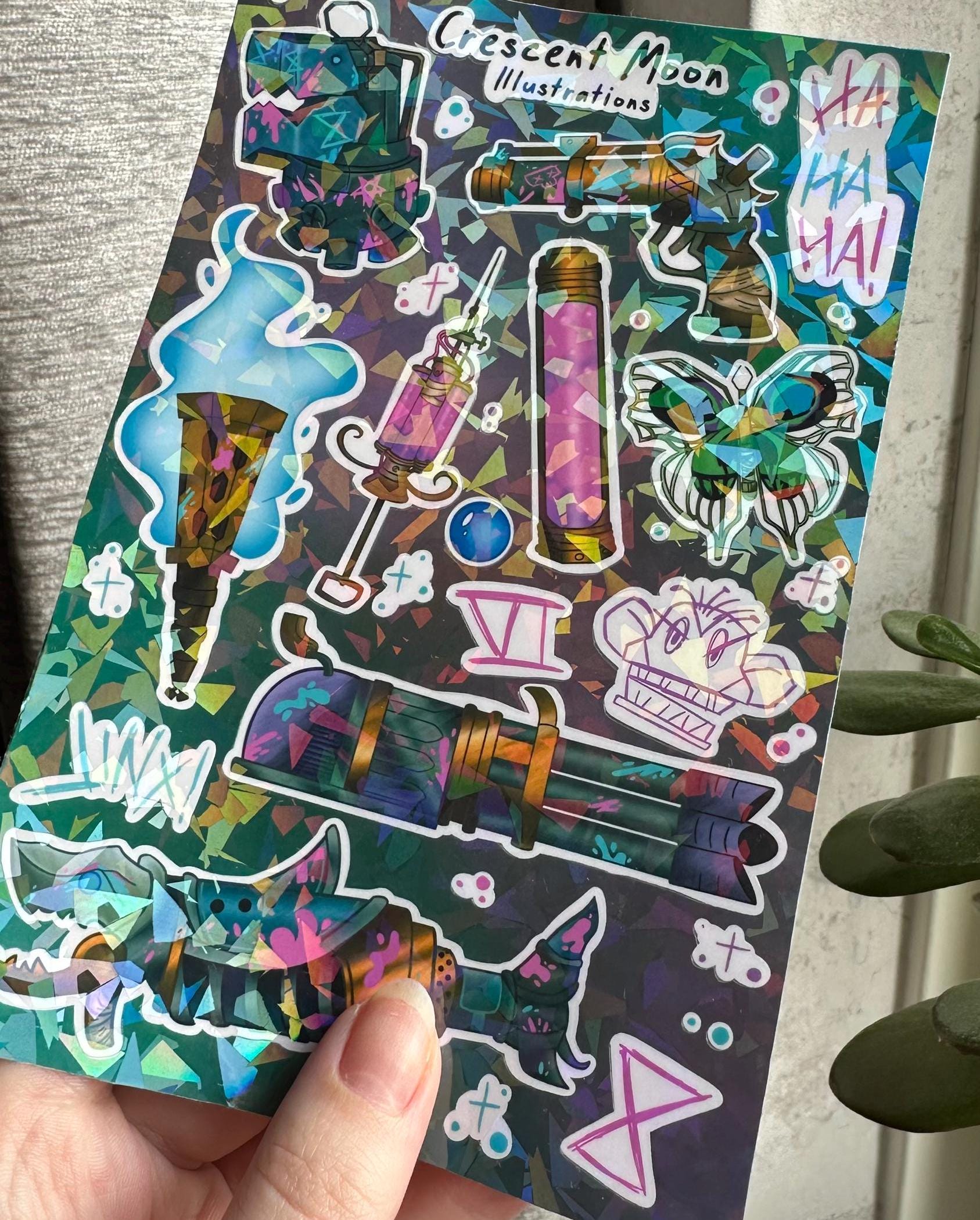 Arcane Jinx Sticker Sheet | Explosive and Dynamic Decals | League of ...