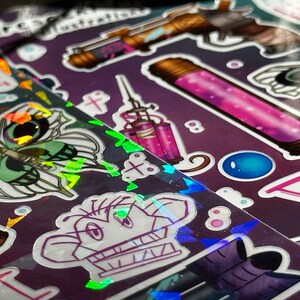 Arcane Jinx Sticker Sheet | Explosive and Dynamic Decals | League of ...