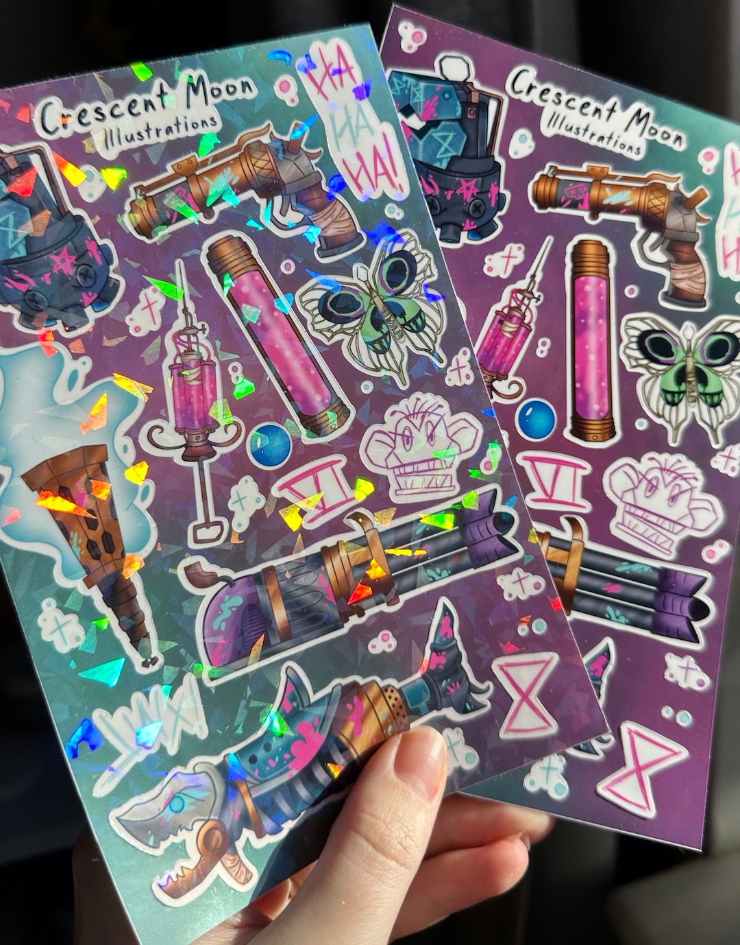 Arcane Jinx Sticker Sheet | Explosive and Dynamic Decals | League of ...