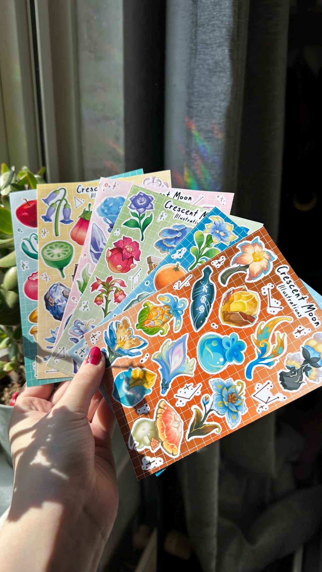 Genshin Impact Sticker Sheet Set | Explore Mondstadt, Liyue, Inazuma ...
