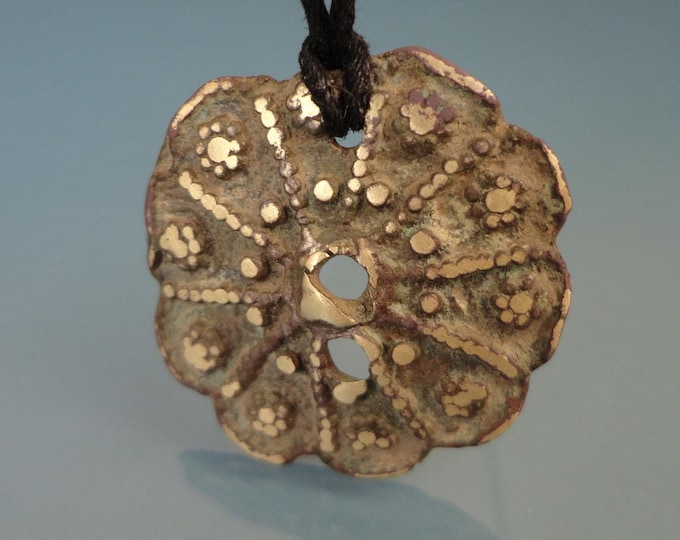 Medieval Bronze Solar Amulet. Blooming Pendant. Slavic Necklace 12th ...