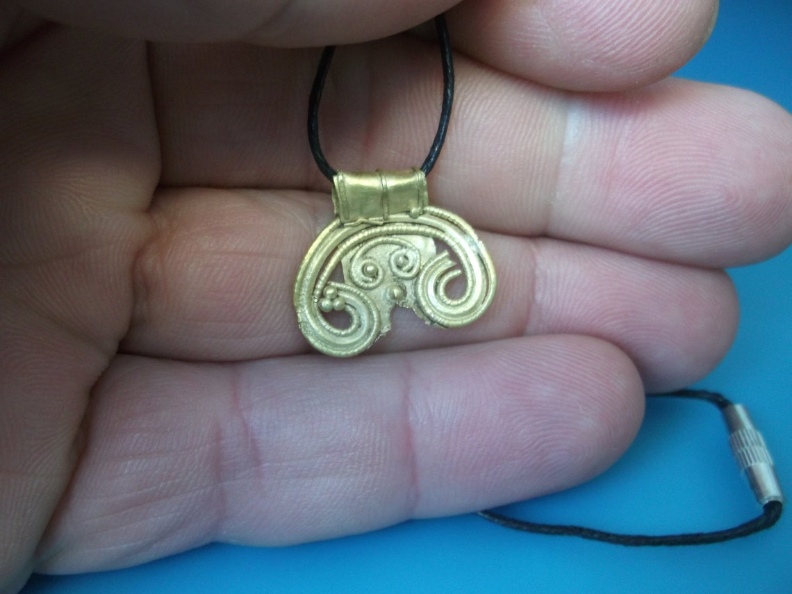 Ancient Roman Crescent. Roman Golden Moon. Amulet of Fertility | Etsy