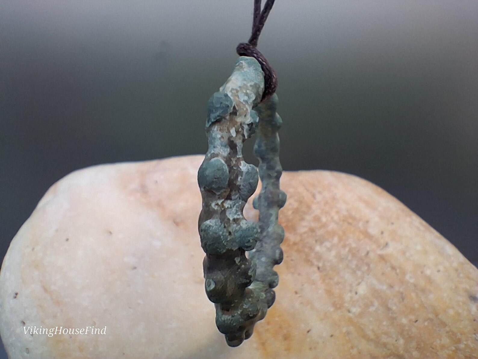 Ancient Celtic Amulet From Iron Age. Spiked Pendant With Old Patina ...