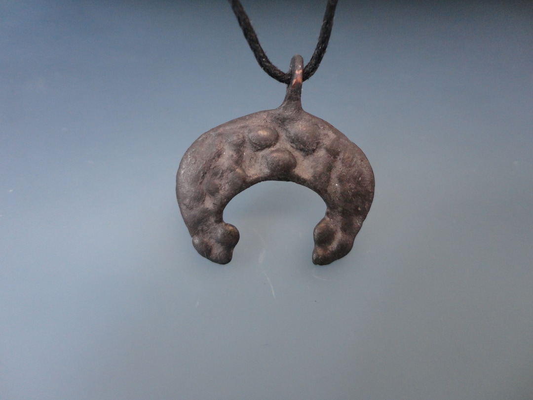 Medieval Slavic Crescent. Slavic Artifact. Slavic Moon. Necklace From ...