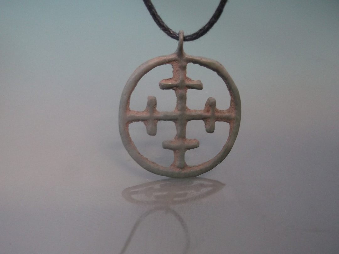 Medieval Artifact. Templar Cross. Templar Pendant. Amulet of Crusaders ...