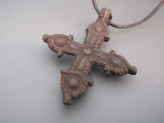 Ancient Medieval Orthodox Cross. Christian Artifact. … - Gem