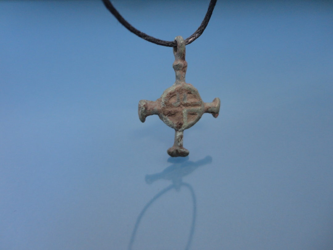 Medieval Celtic Cross. Celtic Amulet. Religious Amulet From the 10th ...