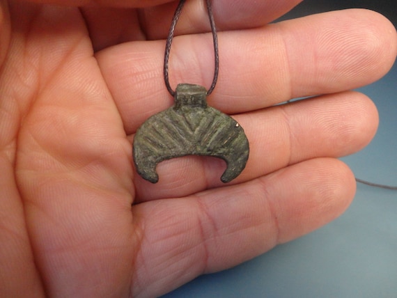 Ancient Slavic Crescent. Authentic Medieval Moon. Ant… - Gem