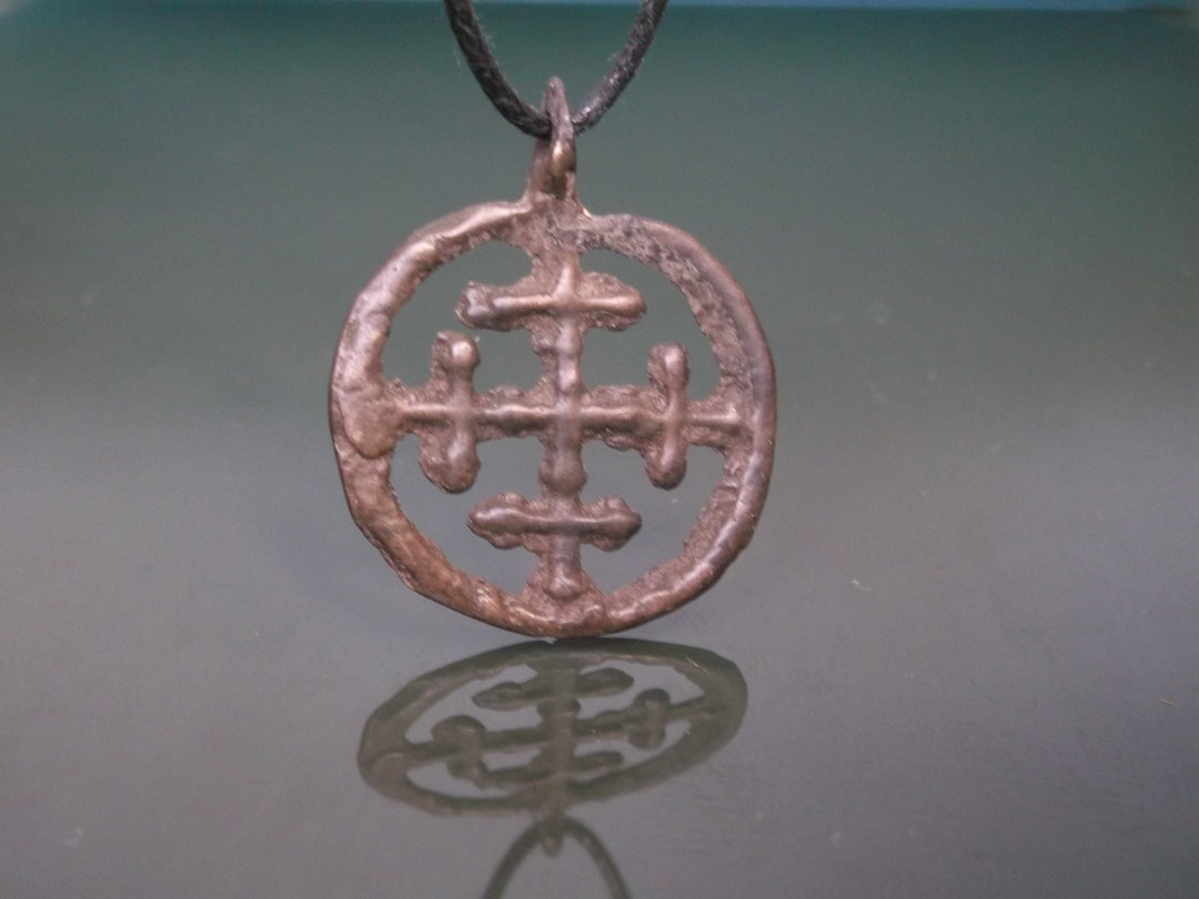 Authentic Medieval Templar Amulet. Ancient Templar Spiritual Sun Cross ...