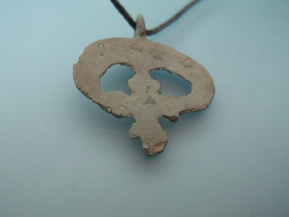 Ancient Slavic Medieval Amulet. Crescent and Cross wi… - Gem