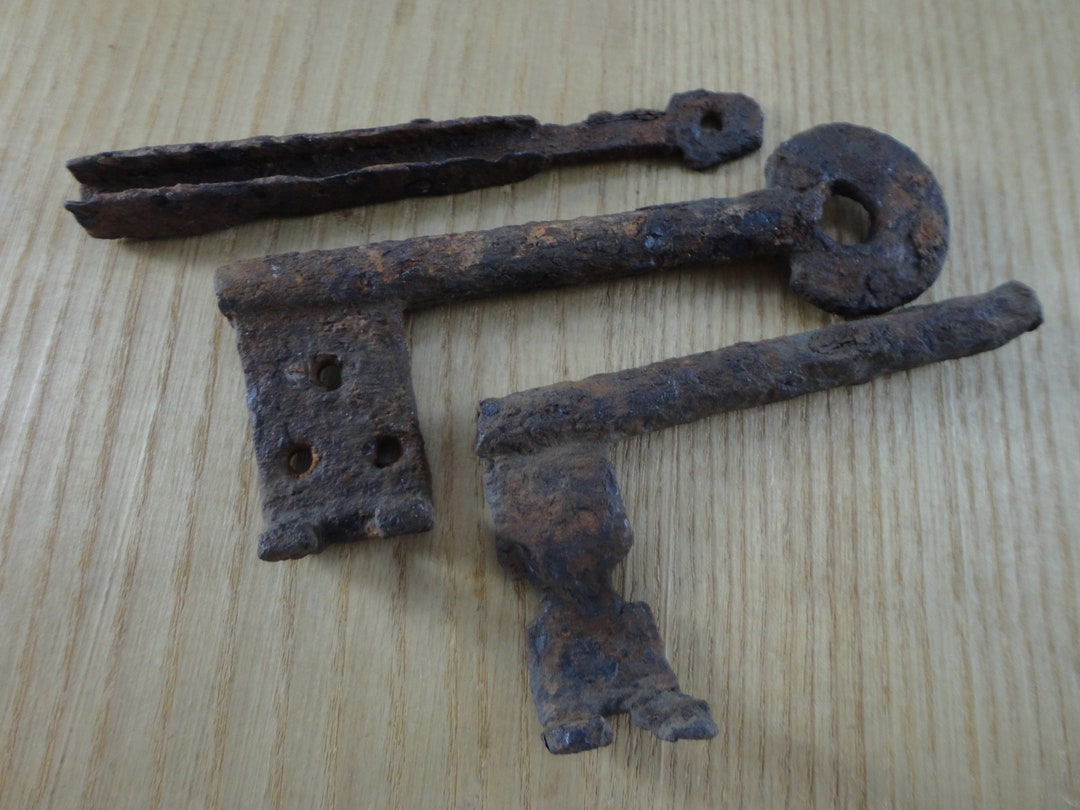 Ancient Mysterious Key of Vikings. Two Fragments of Broken Keys ...