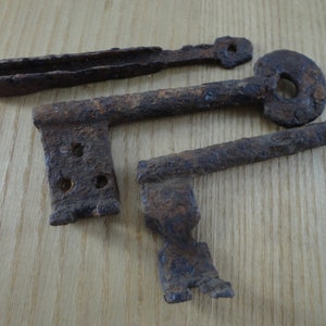 Ancient Mysterious Key of Vikings. Two Fragments of Broken Keys ...