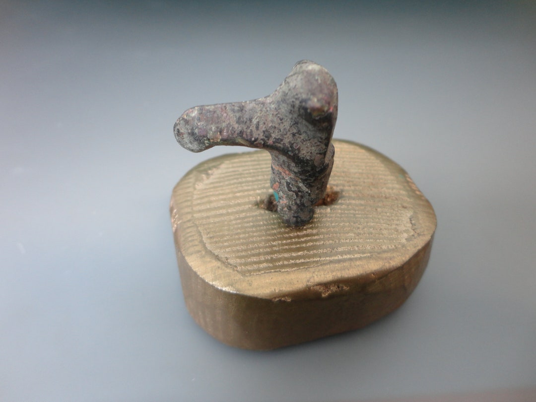 Early Medieval Pommel for Whip in the Form of Griffin. Raven. Penkovka ...