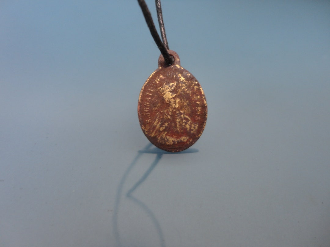 Antique Jesuit Pendant. Maria. Catholic Religious Amulet From the 1920s ...