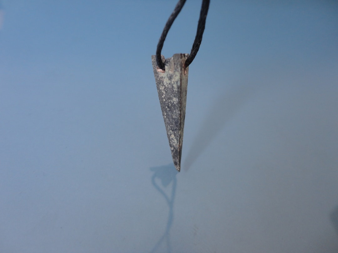 Ancient Amulet. Scythian Arrowhead. Iron Age. Scythian Necklace From ...