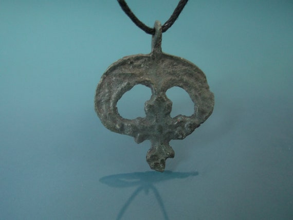 Ancient Slavic Medieval Amulet. Crescent and Cross With - Etsy