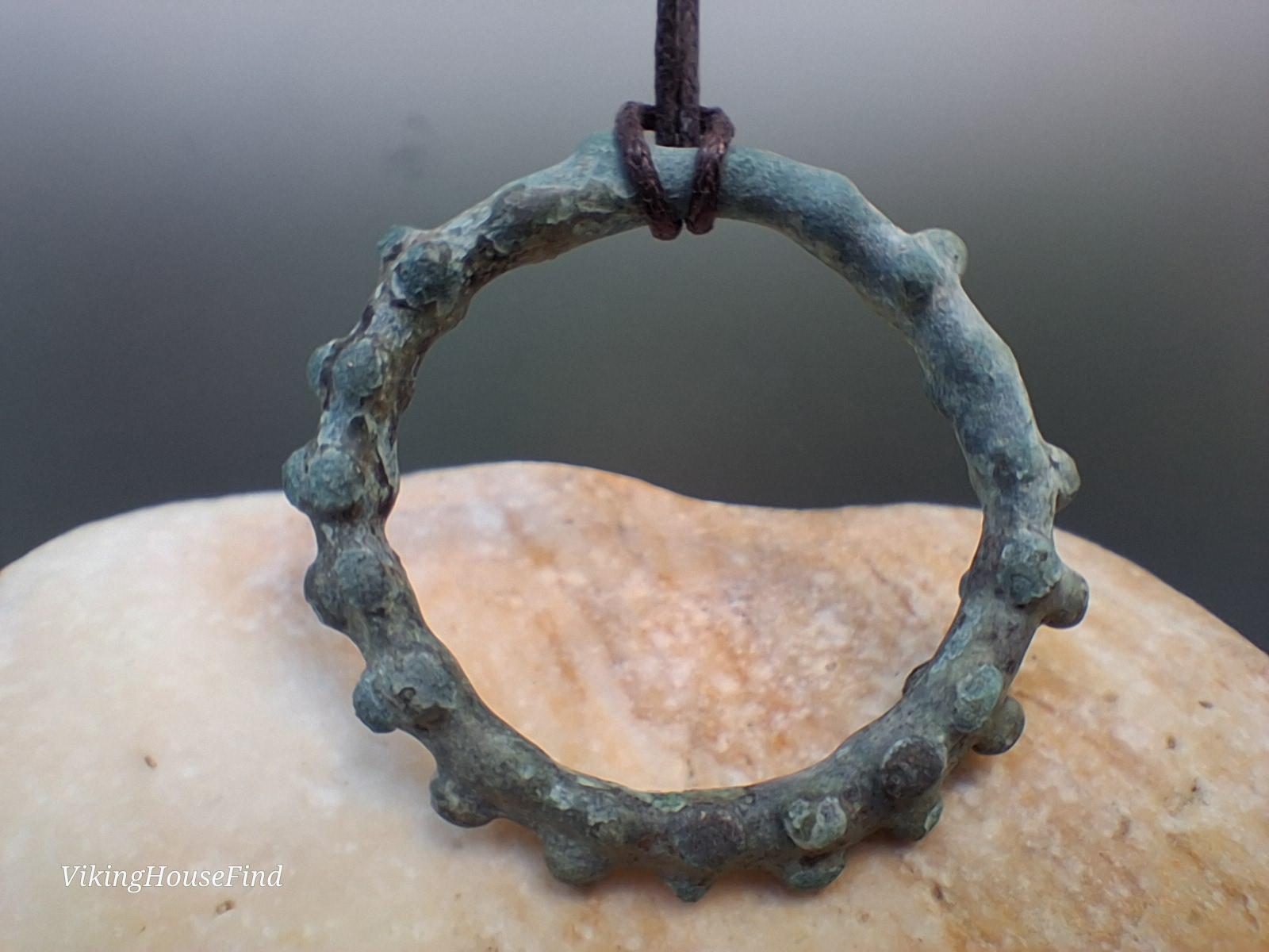 Ancient Celtic Amulet From Iron Age. Spiked Pendant With Old Patina ...