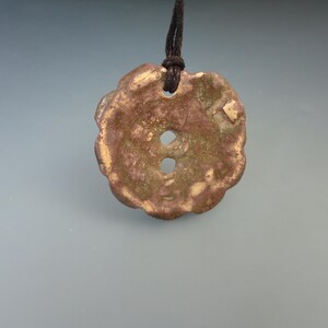 Medieval Bronze Solar Amulet. Blooming Pendant. Slavic Necklace 12th ...