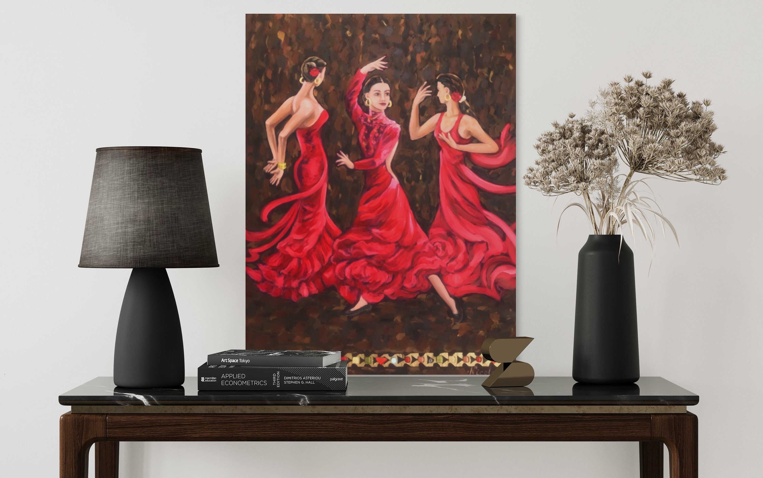 Original Abstract Painting flamenco abstract painting flamenco spain ...