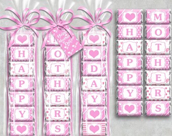 Printable MOTHER'S Candy Bar Wrappers-gift Ideas-party - Etsy