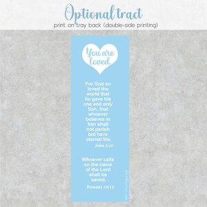 EASTER Jesus Loves You Miniature Candy Bar Wrappers Tray & Gift Tag ...