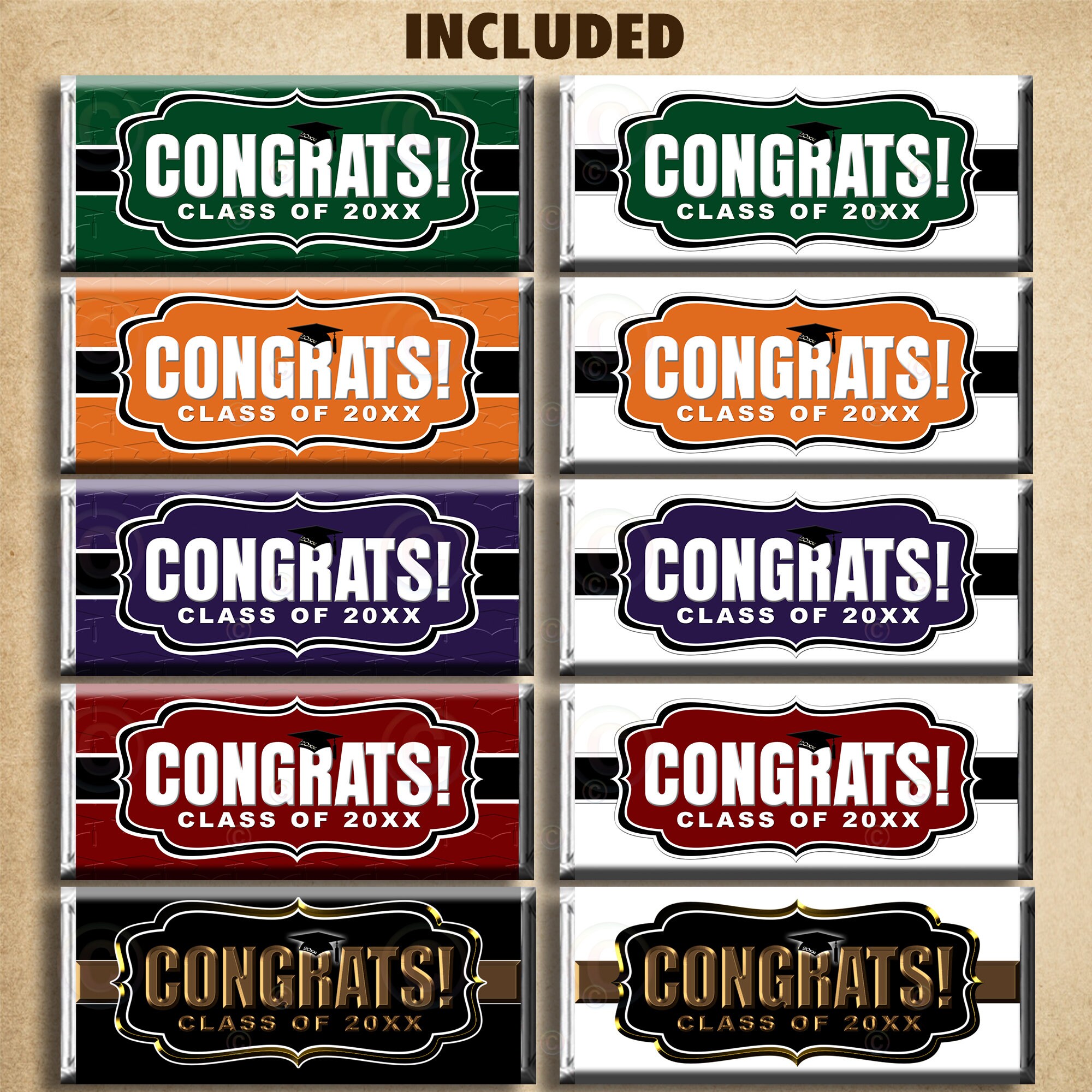 Craft Supplies & Tools Instant Download Printable CONGRATULATIONS ...
