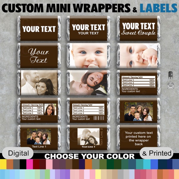 Miniature Candy Bars - Etsy