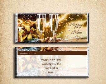 Instant Download Printable HAPPY NEW Year Chocolate Candy Bar | Etsy