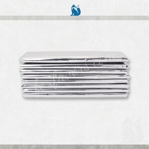 50 FOOD GRADE Shiny Candy Bar Wrapper Foils | Silver | Gold | Overwraps ...