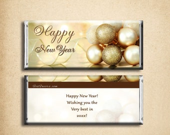 Instant Download Printable HAPPY NEW Year Chocolate Candy Bar | Etsy