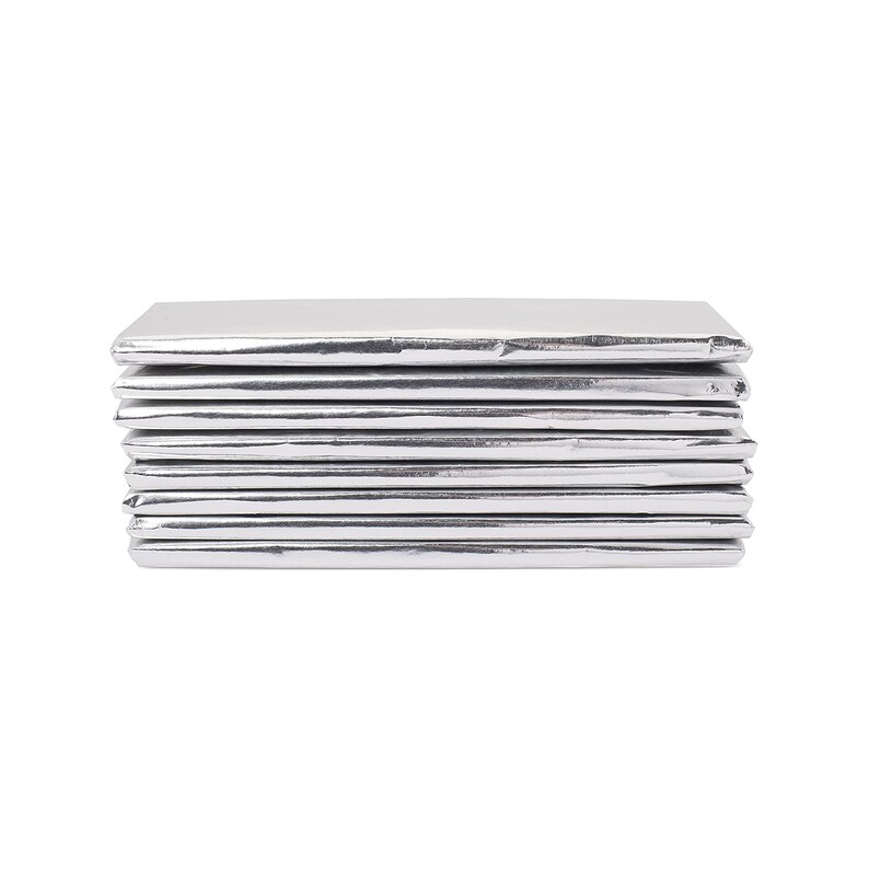 50 FOOD GRADE Shiny Candy Bar Wrapper Silver Foils Overwrap - Etsy