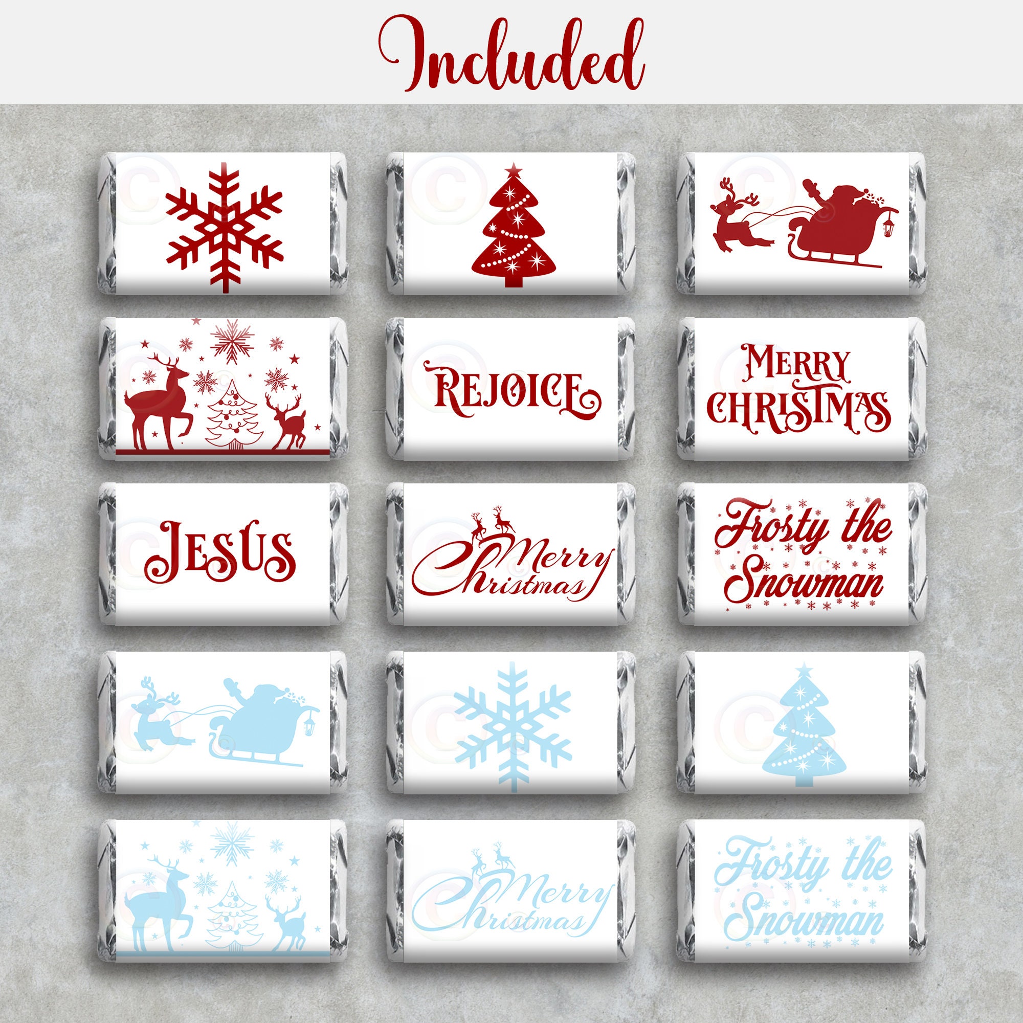WANT TO BUILD a Snowman? Kit Christmas Miniature Candy Bar Wrappers W ...