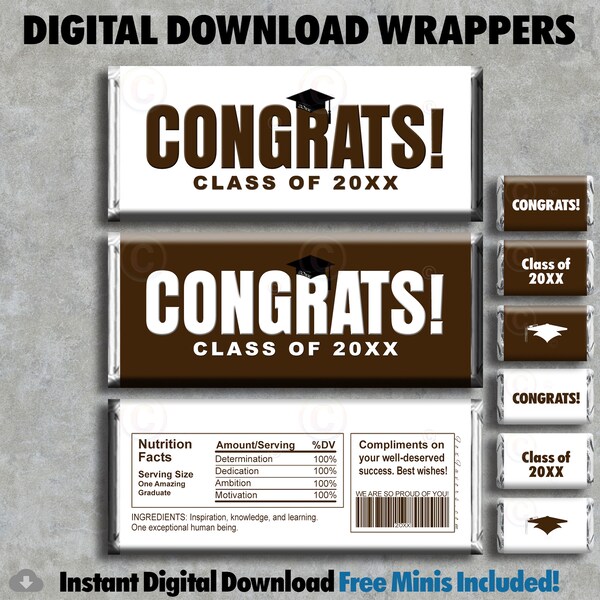 Graduation Candy Wrappers 2022 Svg - Etsy