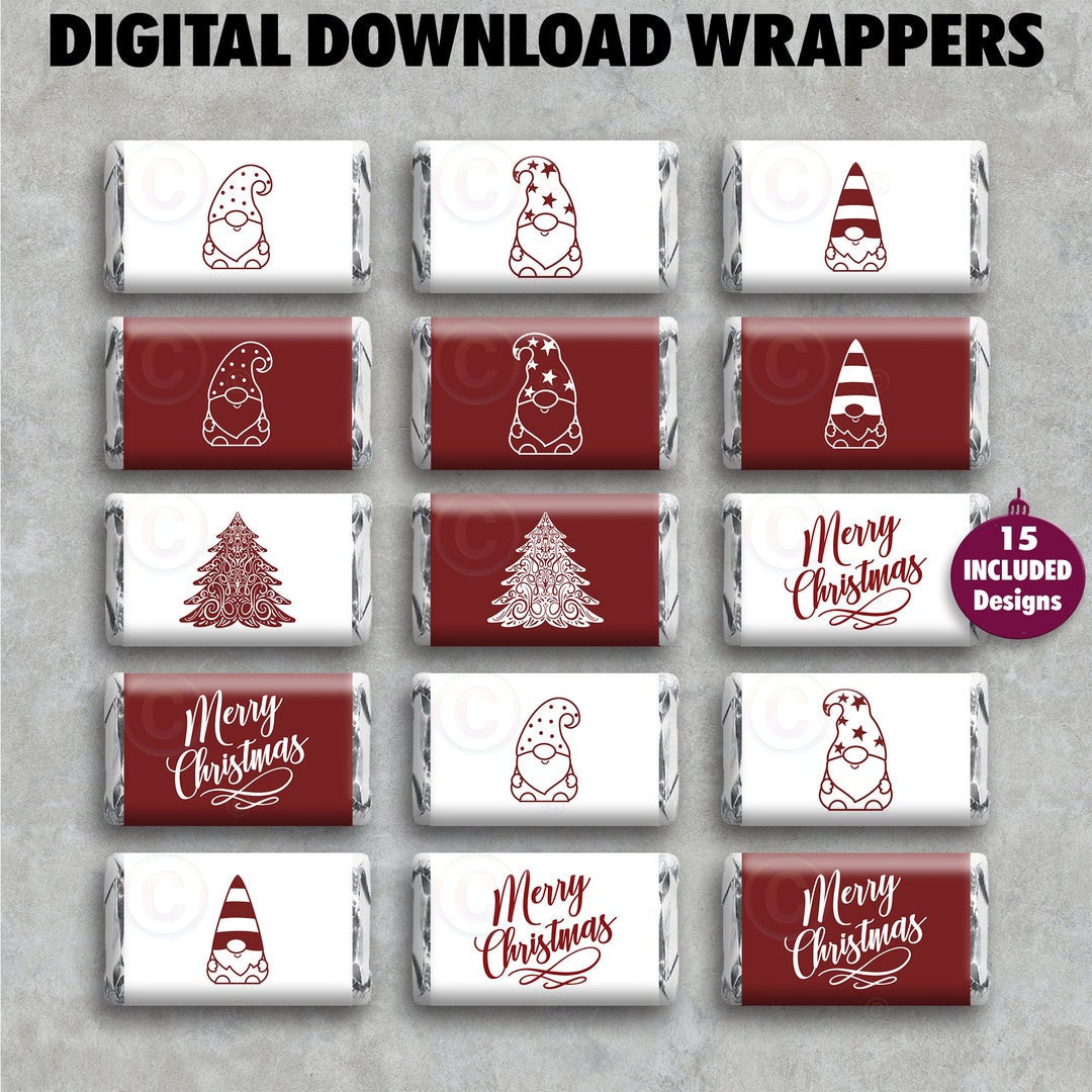 60 PERSONALIZED Christmas Printed or Emailed Labels Sticker Miniature ...