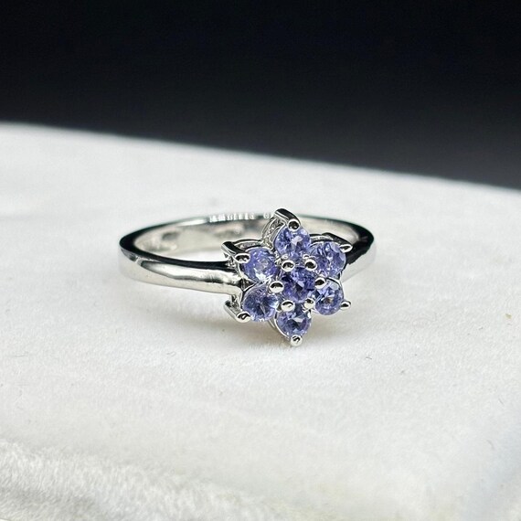 Tanzanite silver ring store