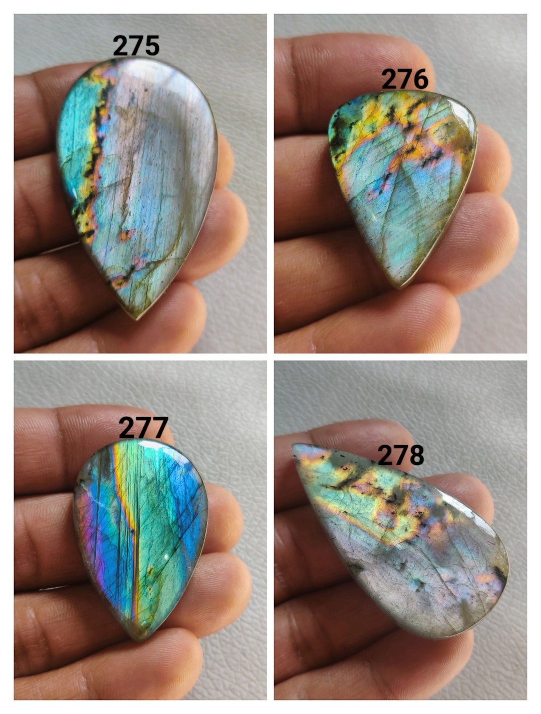 AAA Super Flashy Blue Fire Labradorite Cabochon, Mix Shape & Size ...