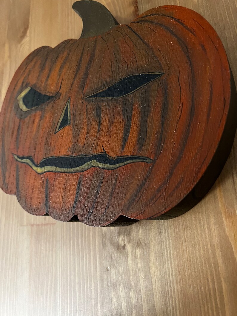 The Sandman Inspired Mervyn Pumpkinhead/ Halloween Home Decor/ - Etsy