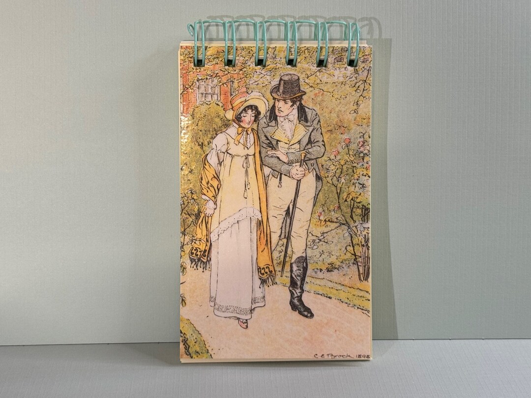 Emma Woodhouse and Mr. Knightly - Jane Austen "emma" Notebook/ Handmade ...