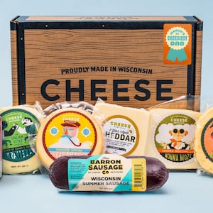 Cheese Bros. "world's Cheesiest Dad" Gift Box | Fresh From Wisconsin ...