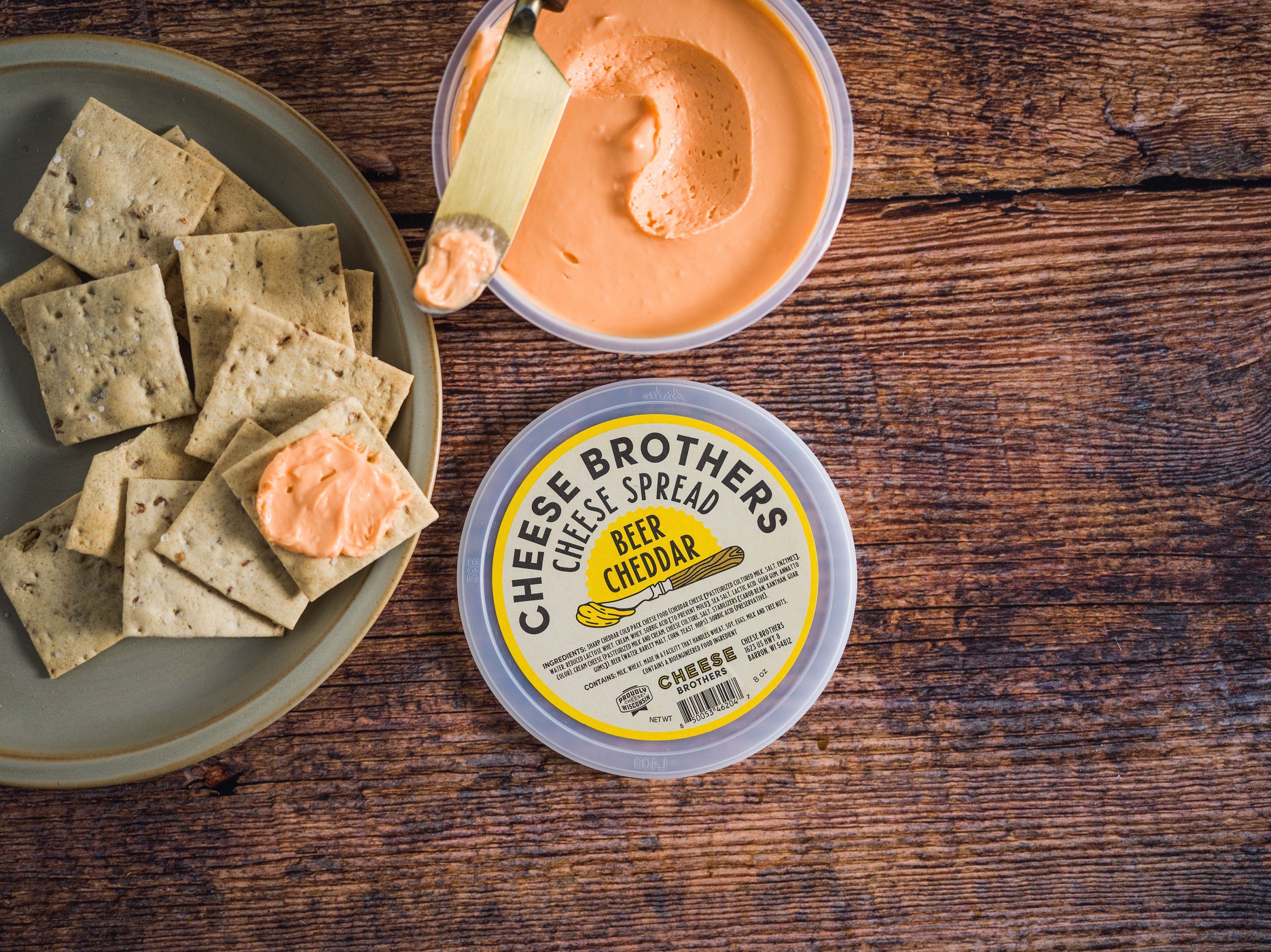 Cheese Bros. | Variety Pack Cheese Spread | Crafted in Wisconsin | 6 ...