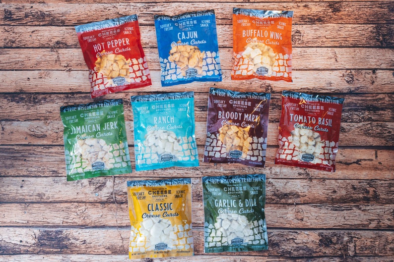 Cheese Brothers Cheese Curd Variety Pack | Made in Wisconsin | Includes ...