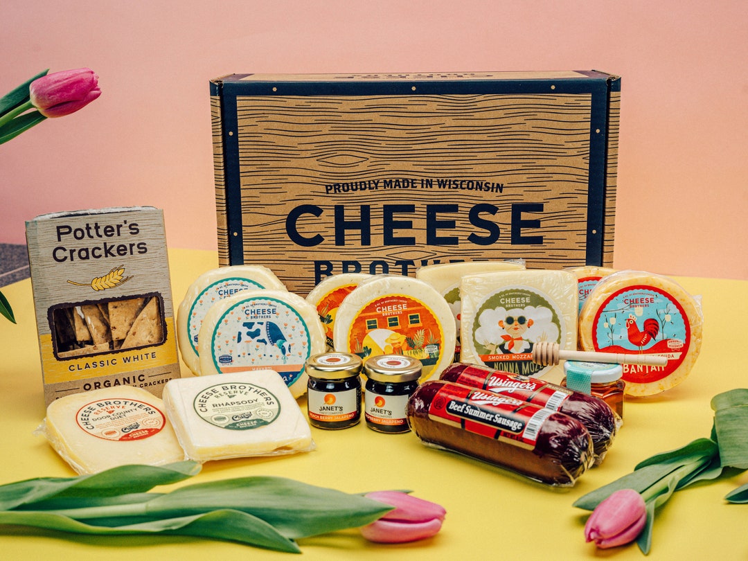 Cheese Brothers Deluxe "world's Cheesiest Mom" Gift Pack | Wisconsin ...