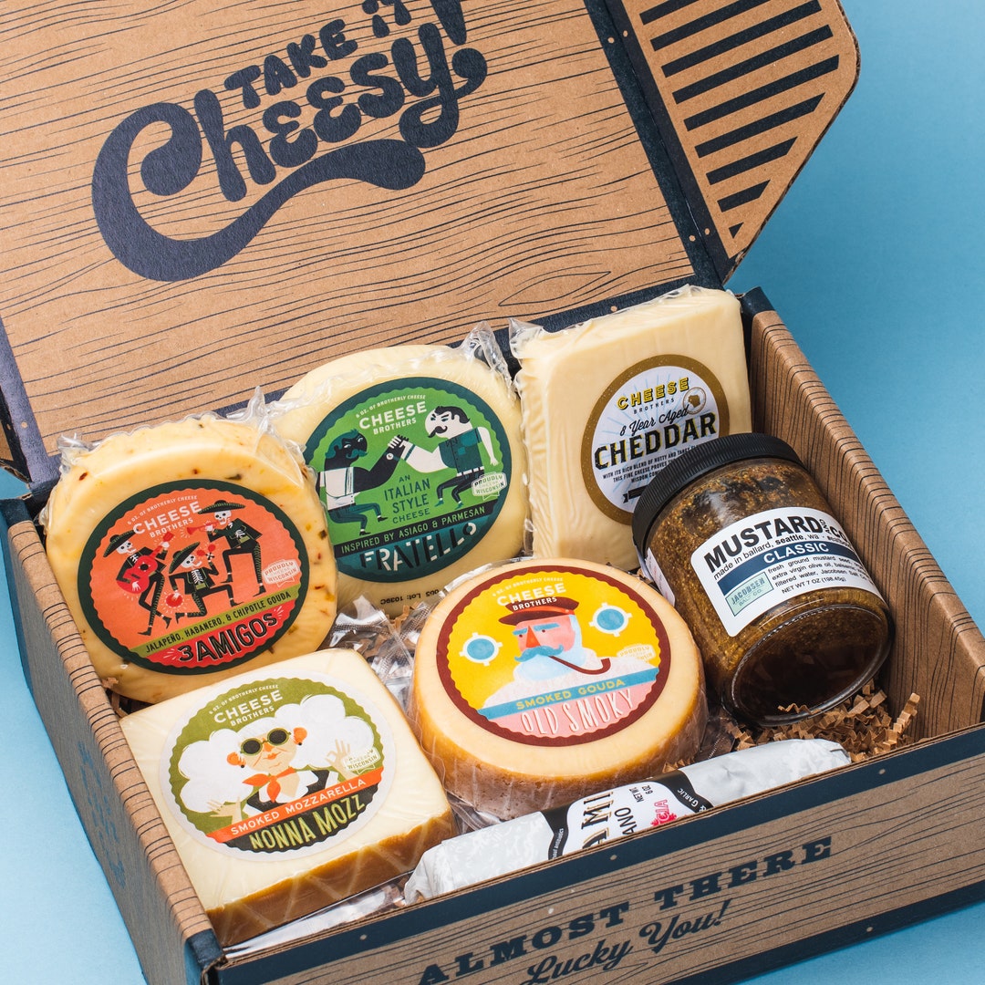 Cheese Bros. "world's Cheesiest Dad" Gift Box | Fresh From Wisconsin ...