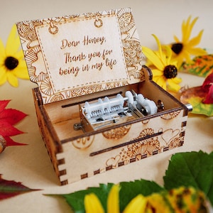 Personalized Vintage Music Box With Custom Song: A Heartfelt Gift for ...