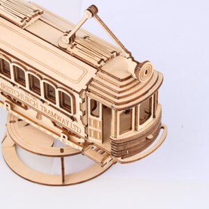 DIY Wooden Christchurch Tramway Kit – Vintage Model - Etsy
