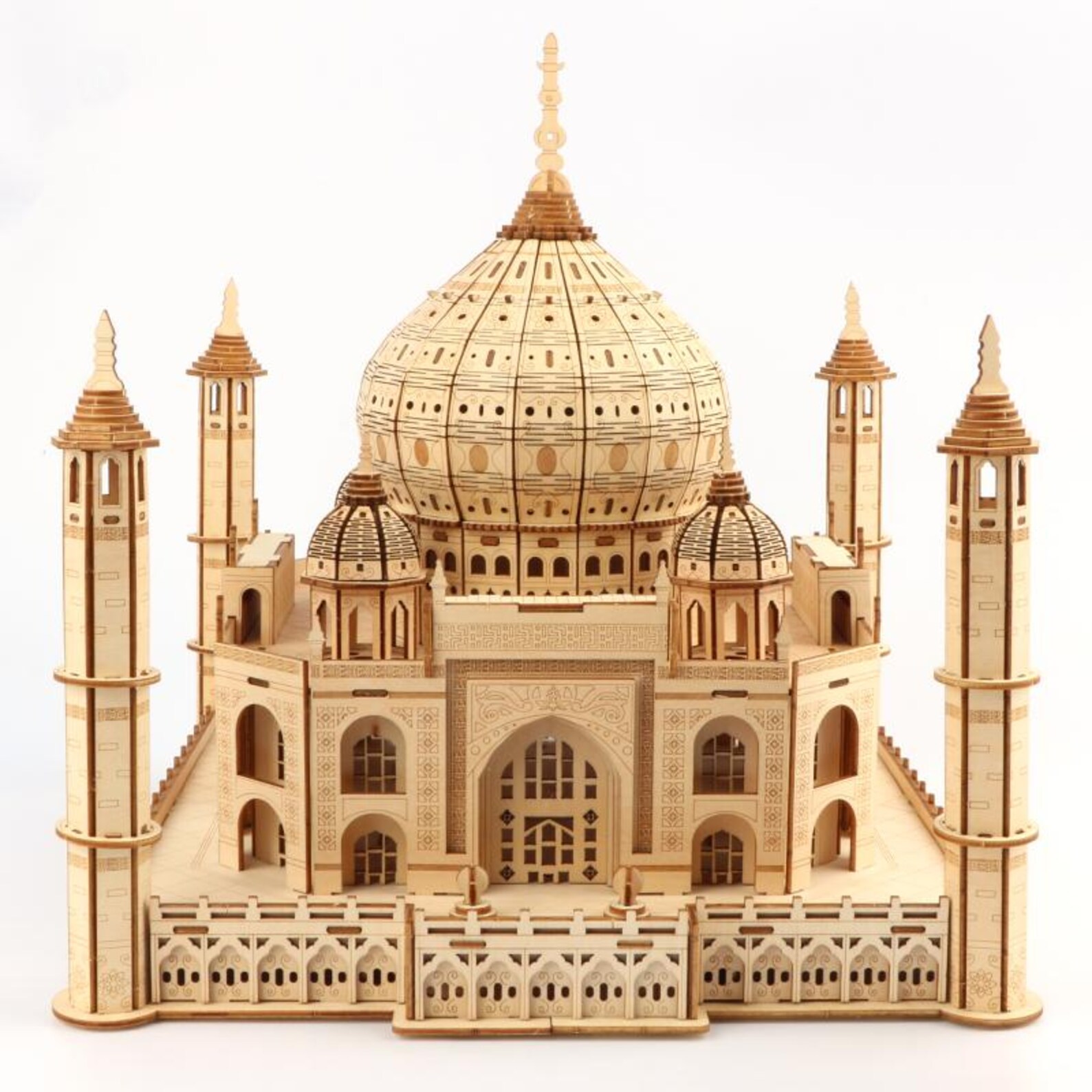 DIY Wooden Taj Mahal Model Kit - A Majestic Puzzle - Christmas Family ...