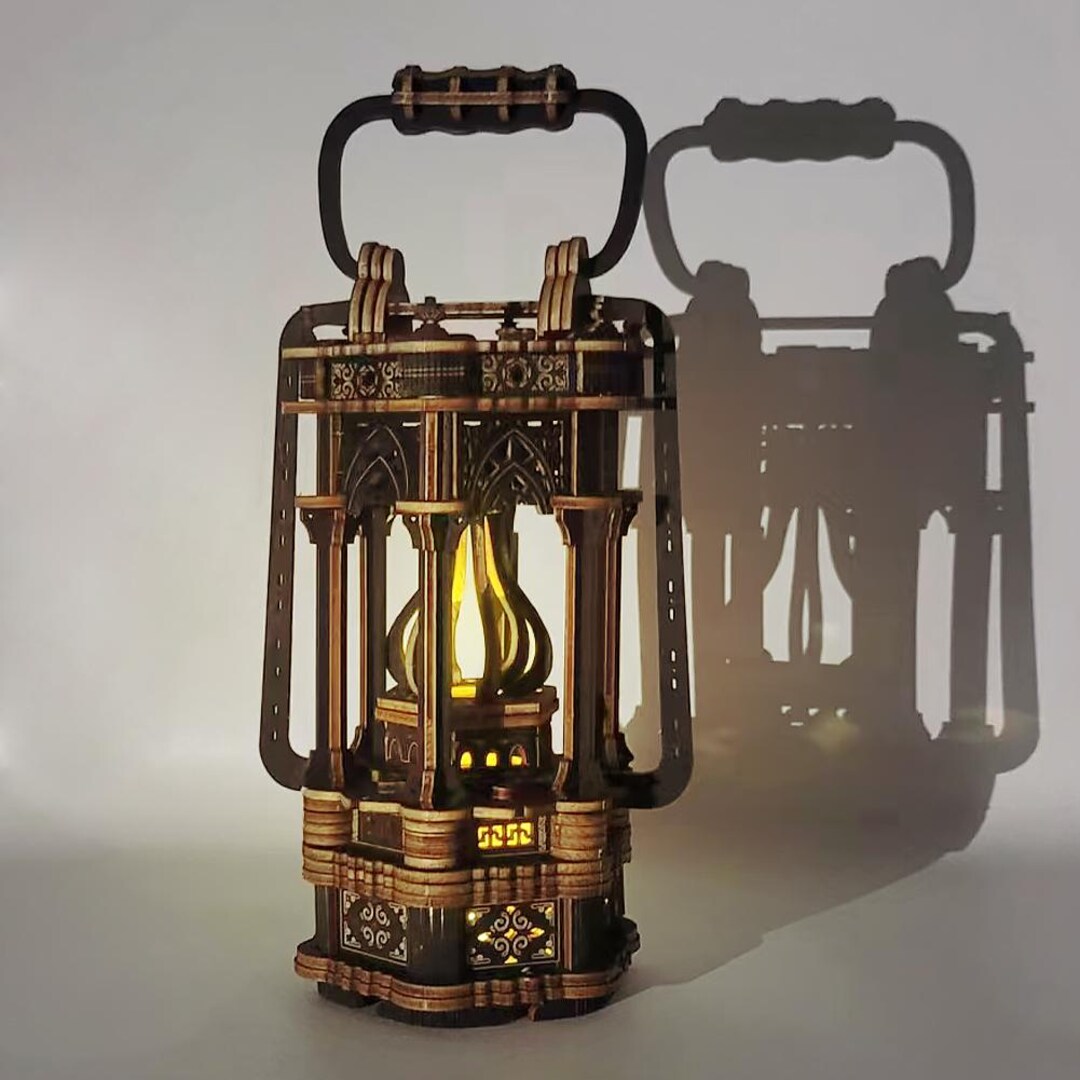 DIY Wooden Vintage Lantern Kit - Build Your Own Unique Lamp - Etsy