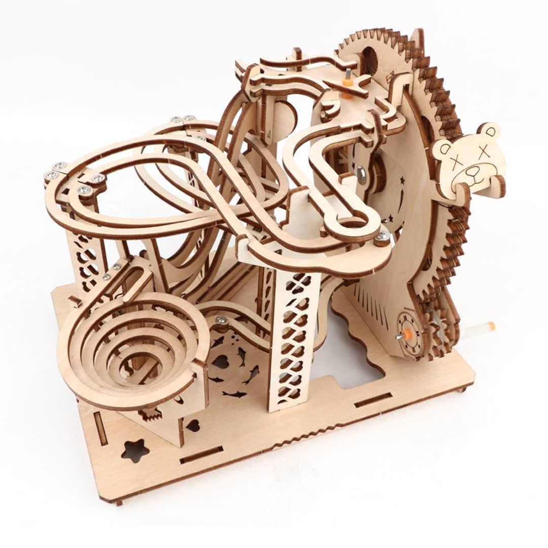 DIY Wooden Marble Run Kit - Fun Family Activity - Etsy